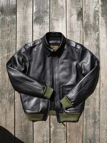 YWTSCH Napa Cowhide A2 Flight Suit Leather Jacket American Vintage Men ...