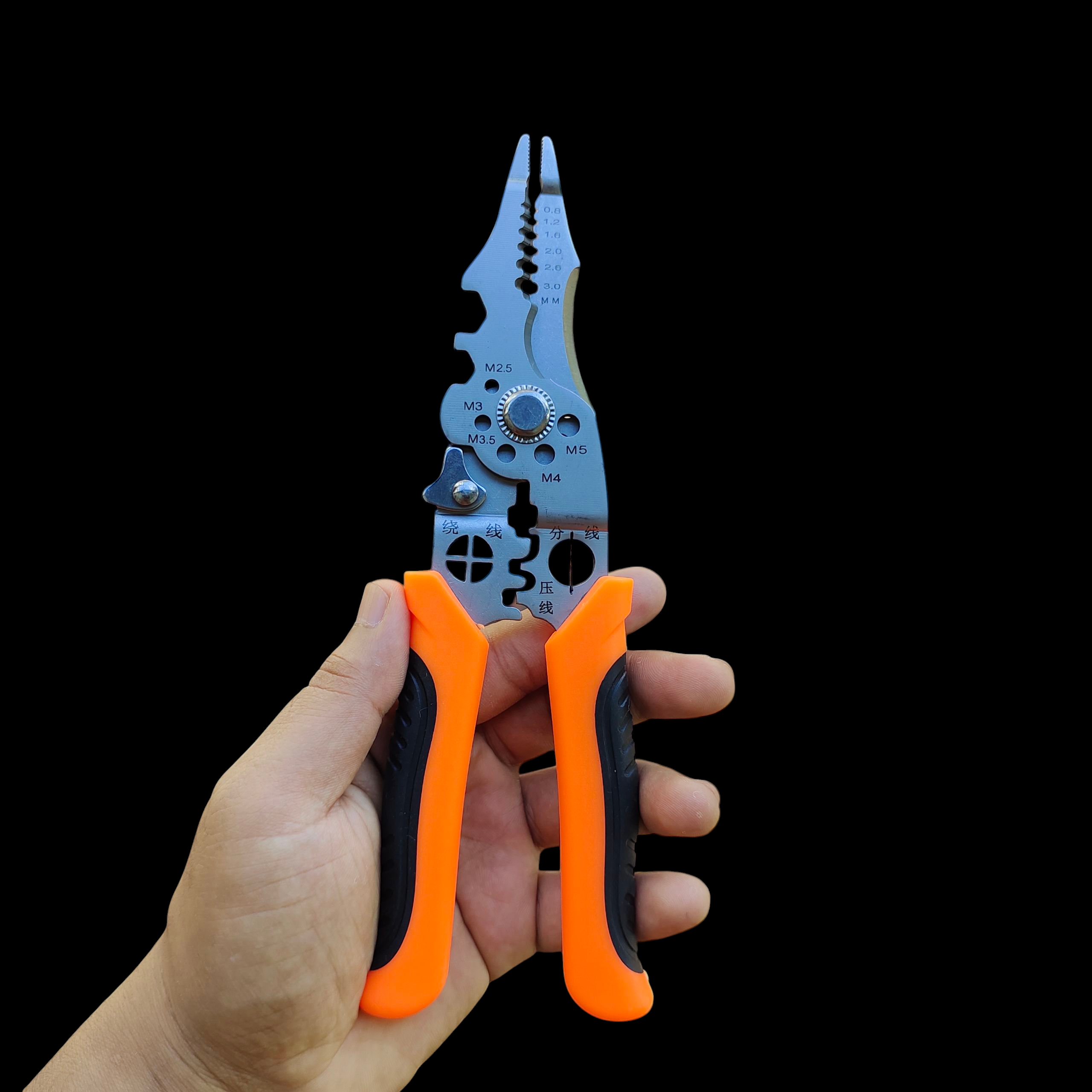 Colourful Advanced Wire Stripping, Splitting, and Winding Pliers with ...