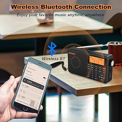 XHDATA D109 Portable Shortwave Radio, World Band, DSP, Good Reception ...