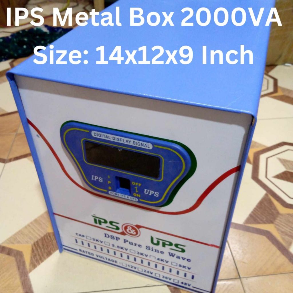 Metal Body IPS BOX 2000VA Size:14x12x9 Inch IPS Casing Box IPS Cover ...