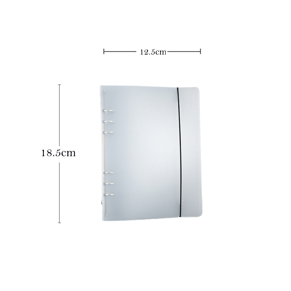 A5/A6/A4/B5 matte binder loose strap Loose Leaf Notebook Paper Planner ...