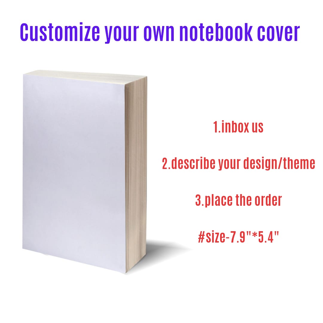 Customized Notebook (7.9"*5.4")// Choose Your Own Custom Design And Get ...