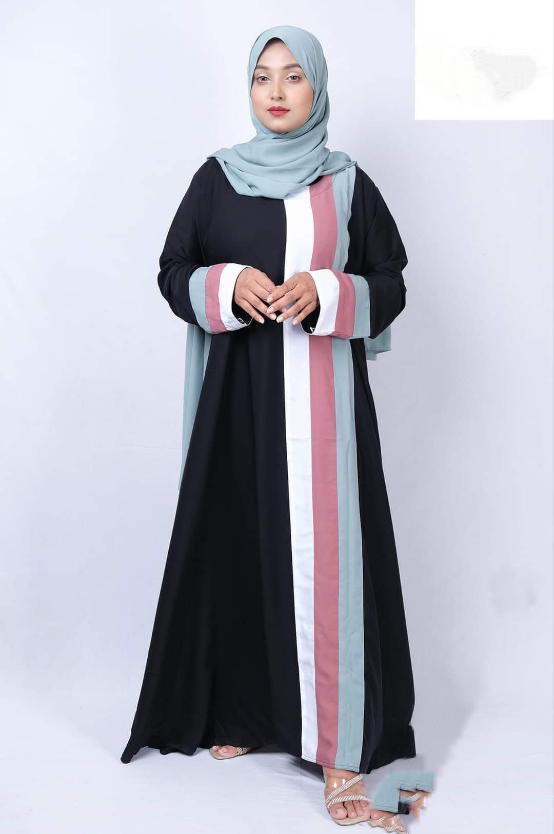 Rongdhonu Step Gown Borka -Dubai Charry Georgette Fabric -Without Hijab ...
