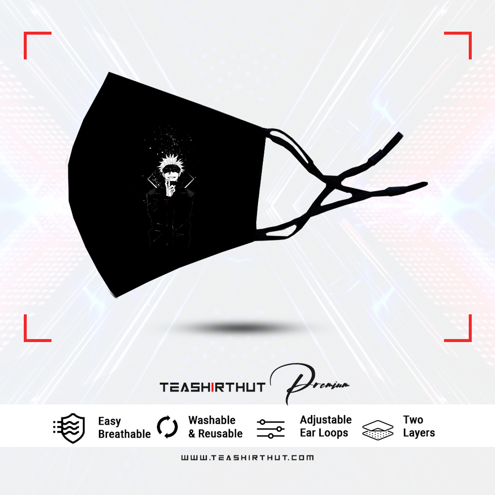 Jujutsu Kaisen Gojo Exclusive Anime Design Edition Mens Fashion Mask ...