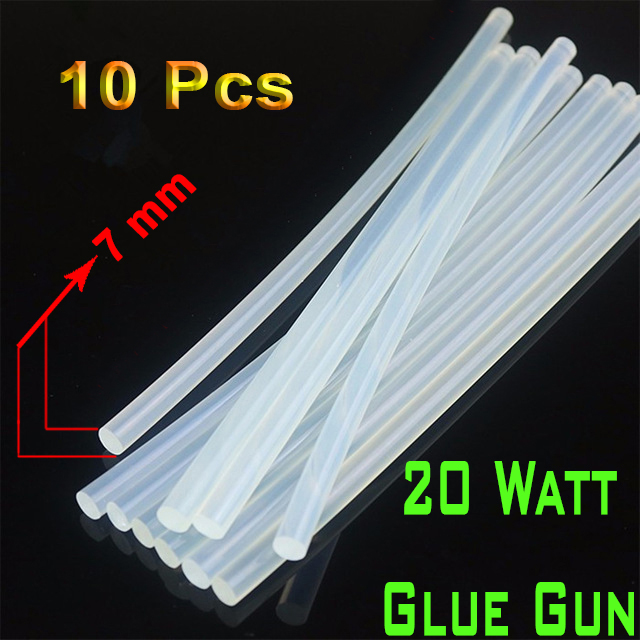 10 Pcs Hot Melt Glue Gun Stick Set High Quality Clear Hot Melt Small ...