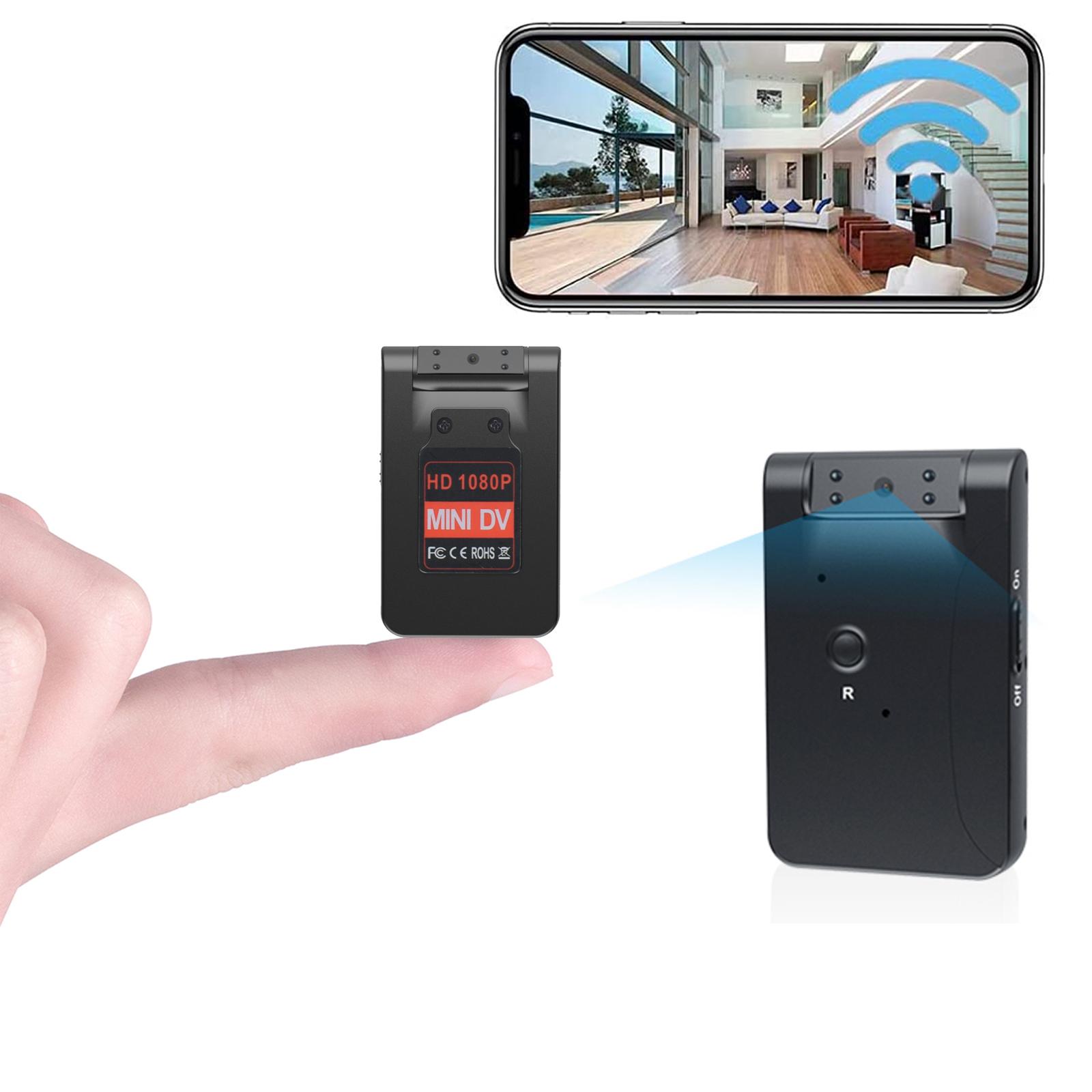 Battery Backup IP Camera WD7 Mini HD WIFI Camera Night Vision 180 ...