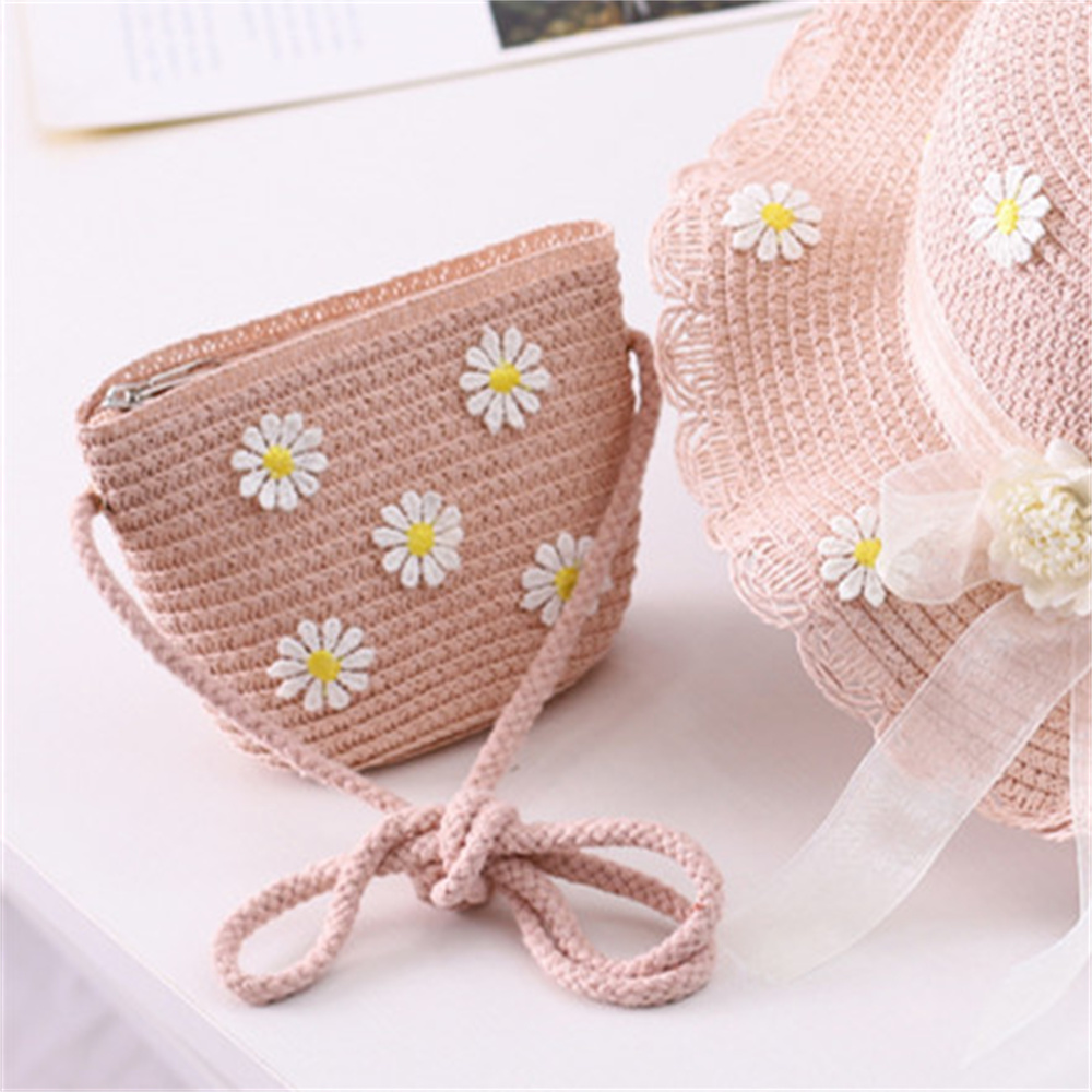 2022 Princess Flower Bag Daisy Coin Messenger Purse Mini Shoulder Cute ...