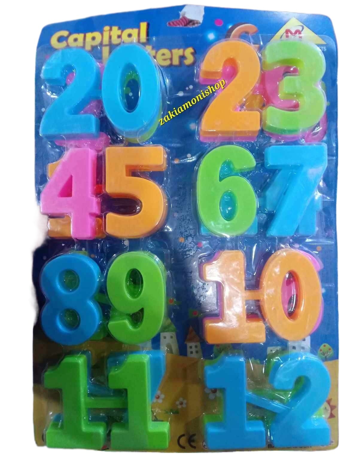 My First Classroom Number 123 Blocks Toys, Learning Puzzle For Kids ...