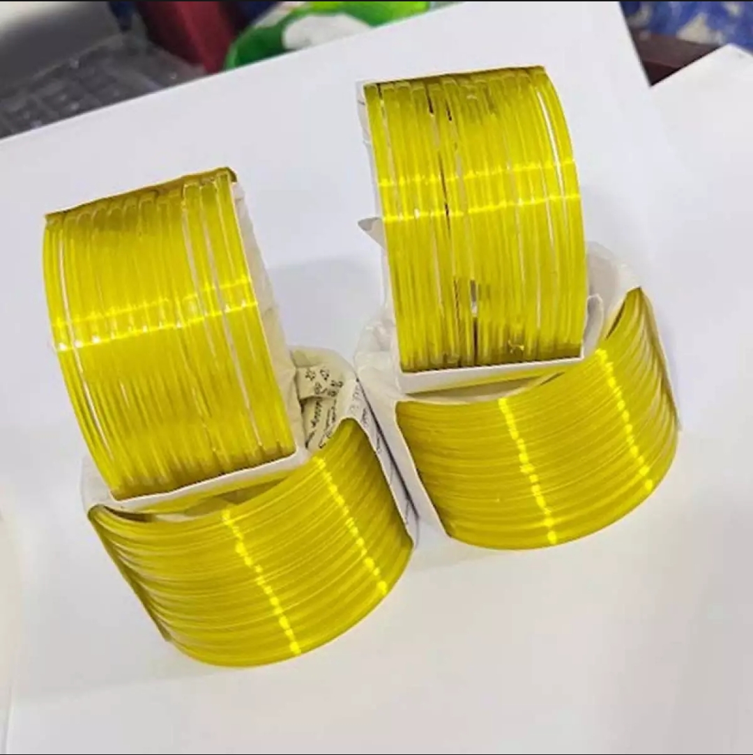 Yellow Reshmi Churi For Woman 24Pieces) | Daraz.com.bd