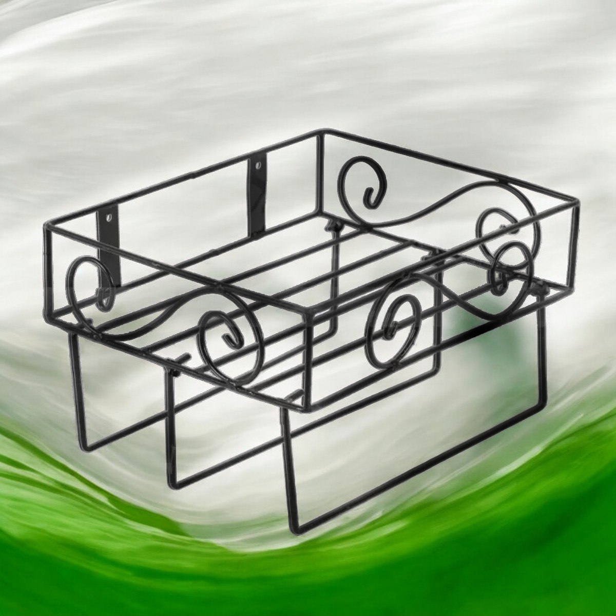 Versatile Black Metal Wall Mounted Quran Stand with Jaynamaz Shelf ...