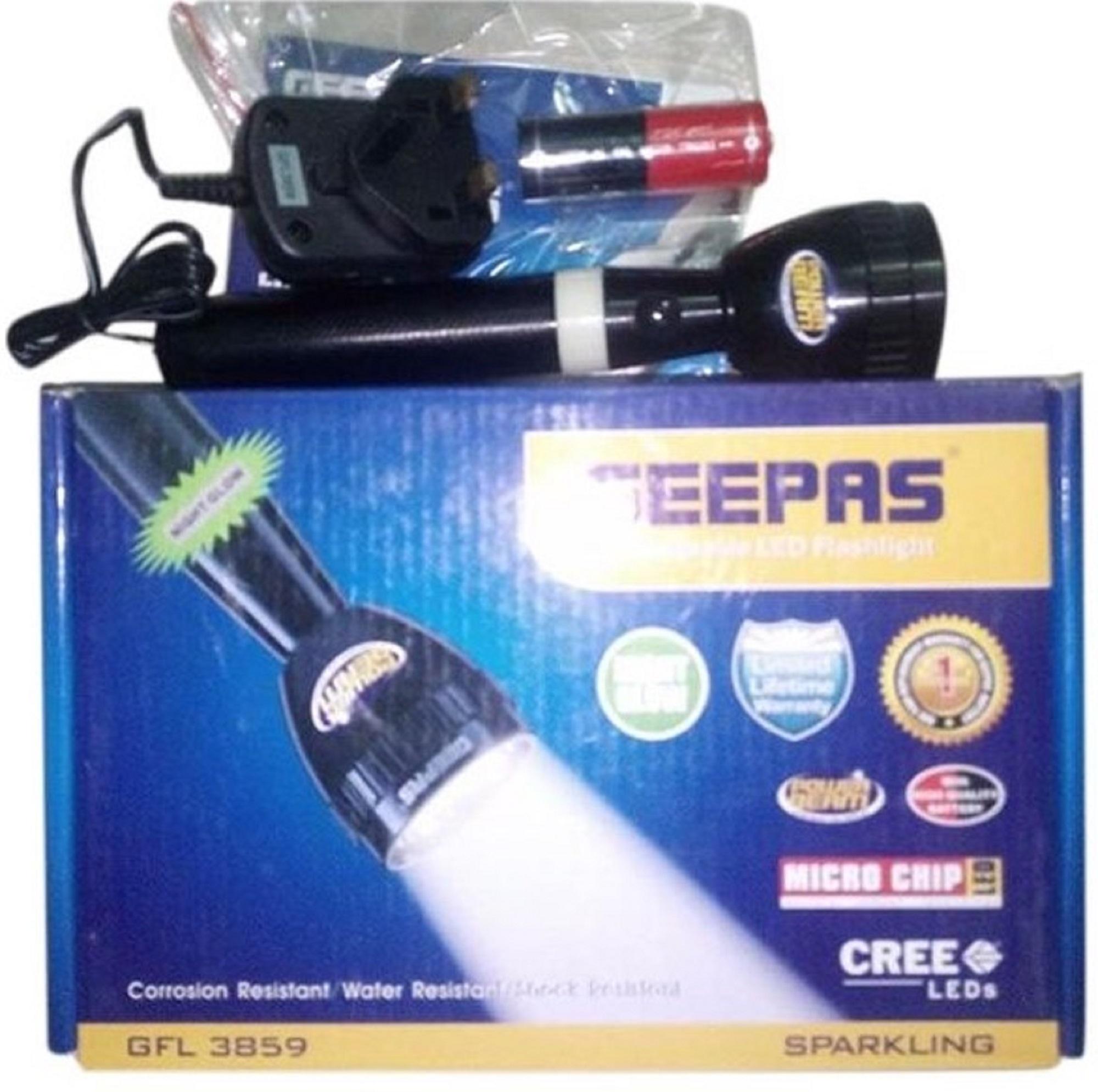 Geepas 3 Battery Dubai Torch Light | Daraz.com.bd