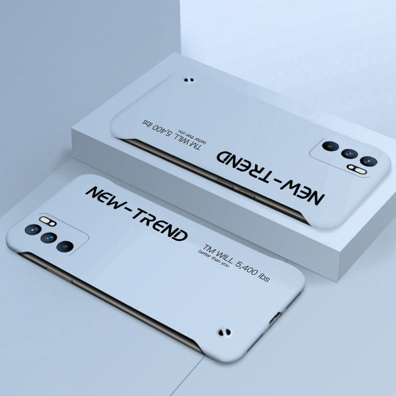 Case For Oppo Reno6 Pro 5G back cover Borderless Hard Shell Phone Case ...