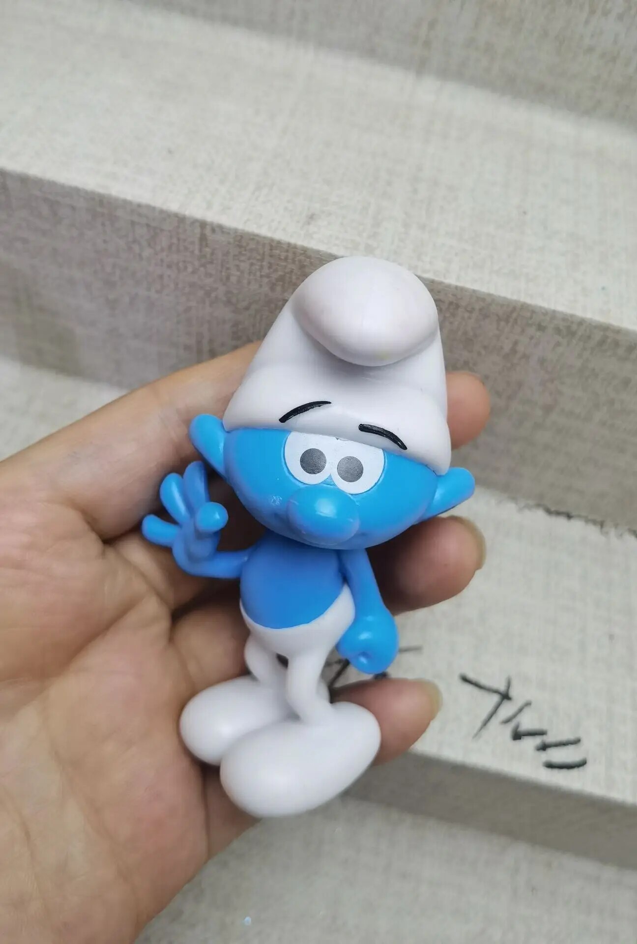 1pcs Anime Cartoon Kawaii S blue elves dolls murfs Figure Doll Model ...