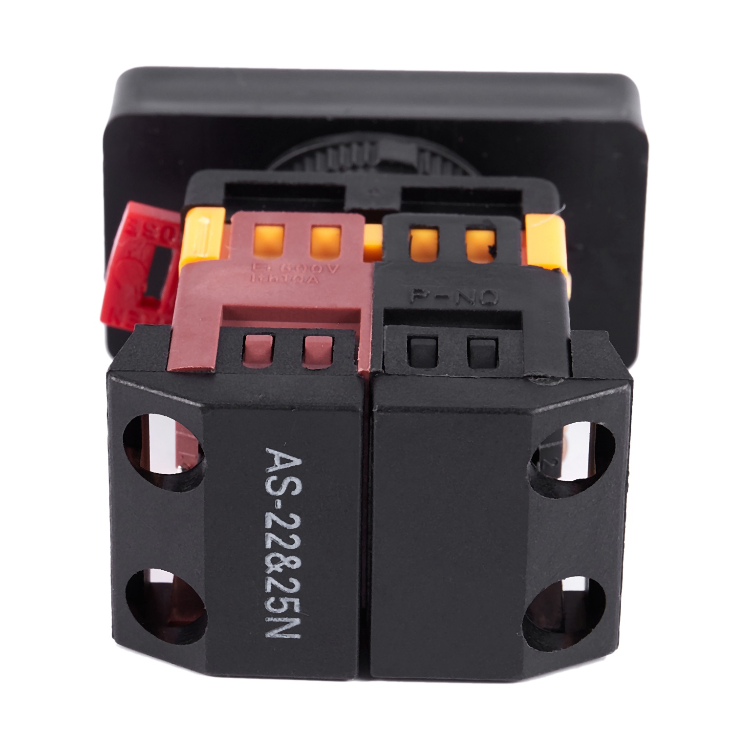 AC 220V Yellow Light Momentary Push Button Switch 1 NO 1 NC | Daraz.com.bd