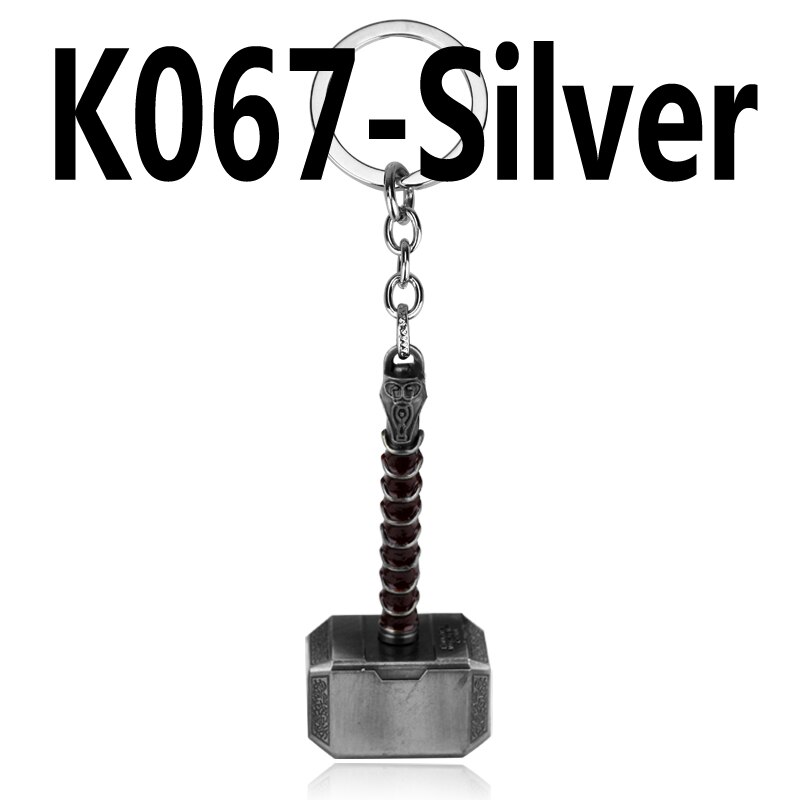 Disney Marvel Superhero Avengers Movie Keychain Thor Hammer Metal ...