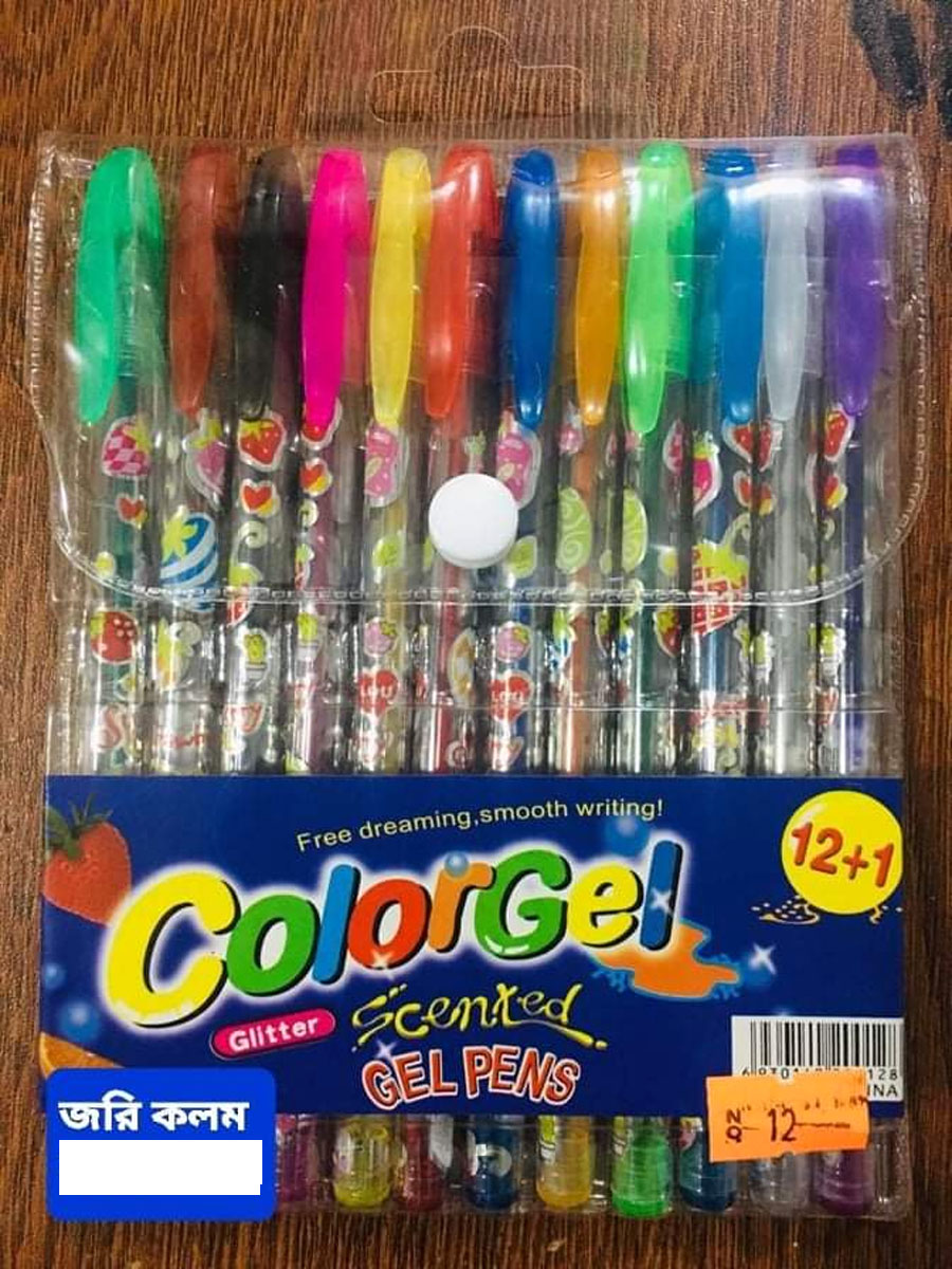 Color Gel Pen 1 Dozon (12 Pcs) - Pen | Daraz.com.bd