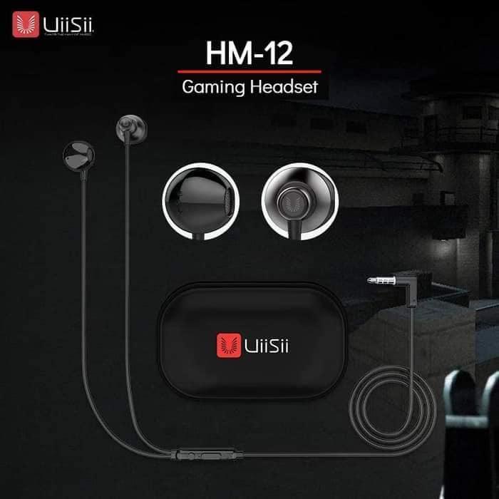 Uiisii Hm12 Half In-Ear Headset Metal Bass Music Earphone Wired ...