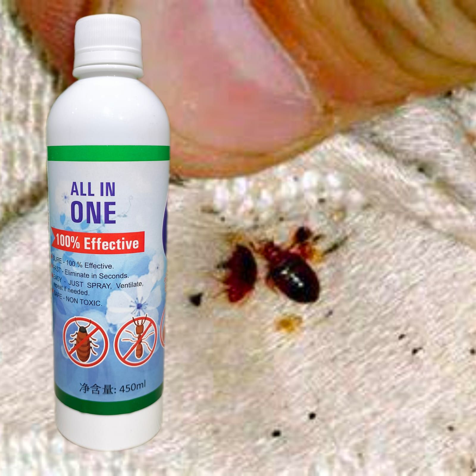 Bed Bug (Charpoka) Control Spray 100% Satisfaction Bed-Gag Control ...