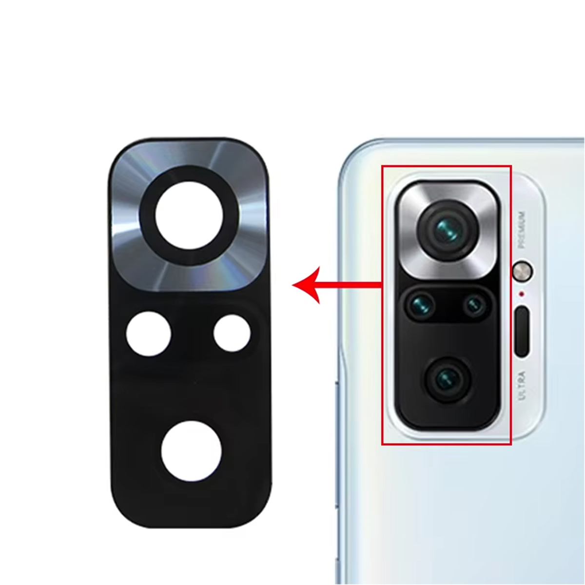 Xiaomi Redmi Note 10 Pro Main Camera Glass Replacement