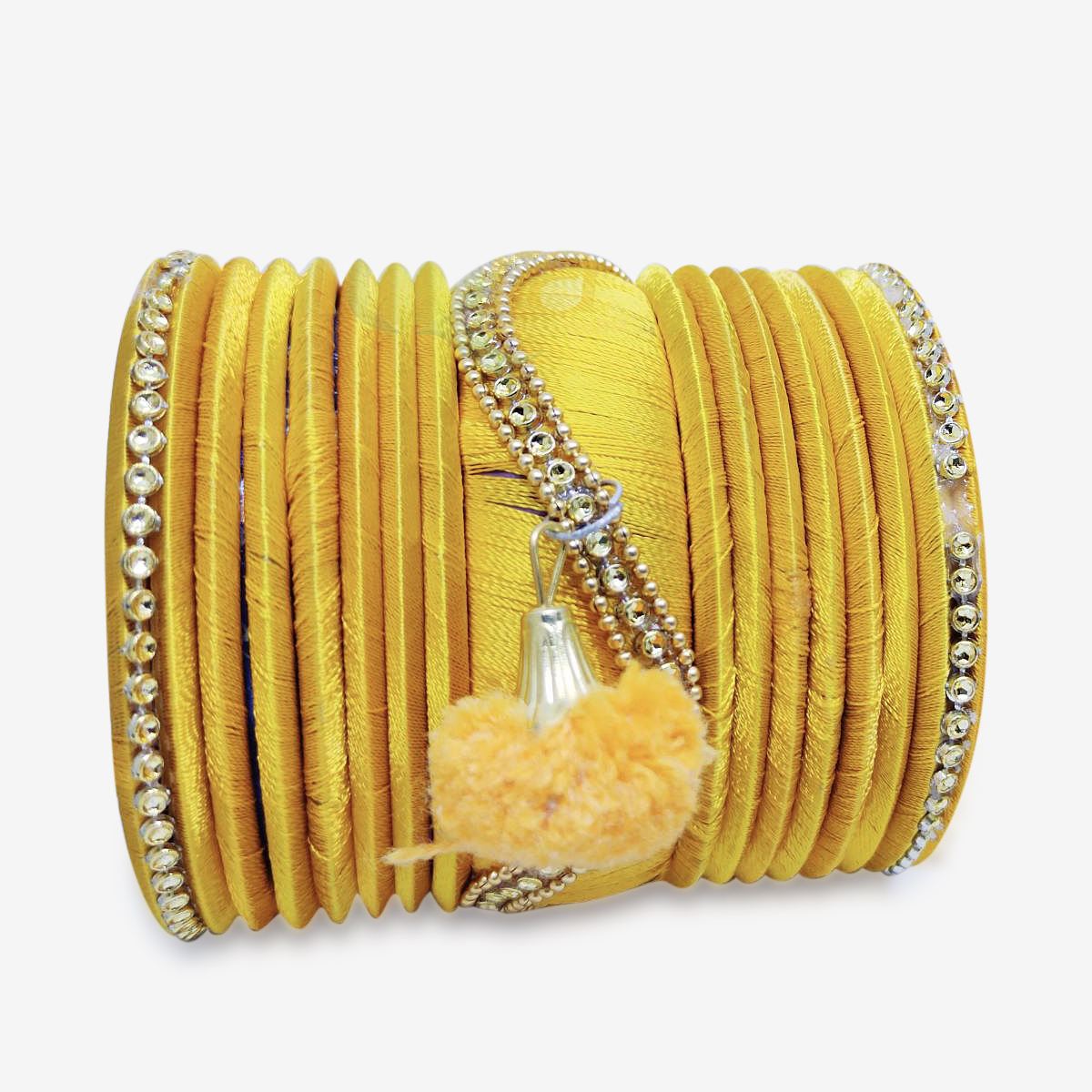 Silk thread reshmi bangle Churi bracelets for women and girls fashion ...