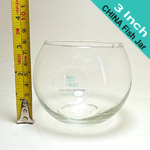 China Fish Glass Bowl 3 inch Fish jar Fighter Fish Jar | Daraz.com.bd