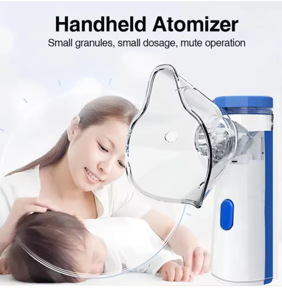 Portable Mini Mesh Nebulizer Machine for Baby & Adults - Rechargeable ...