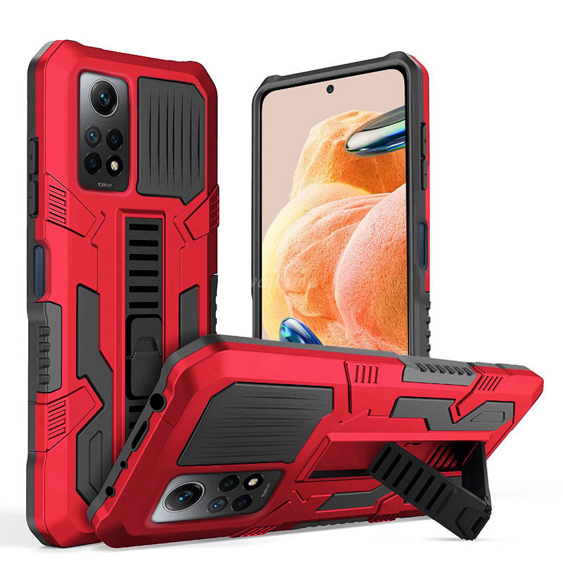 Vantime for Xiaomi Redmi Note 12 Pro 4G Slim Case Kickstand Hard Matte Back Phone Cover | Daraz ...
