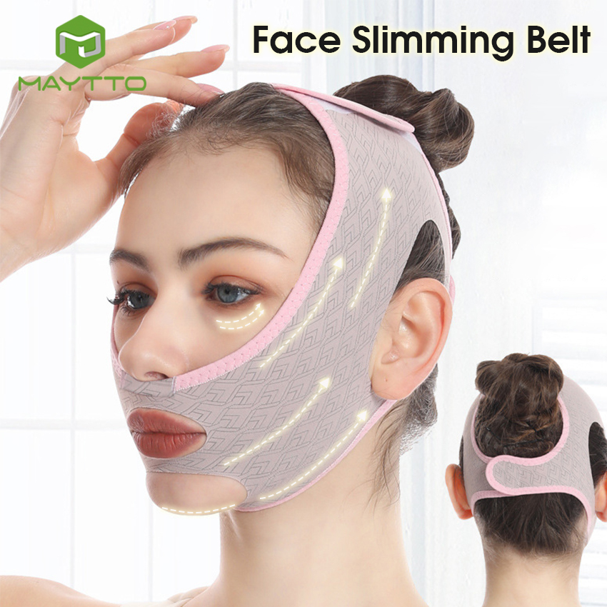 MAYTTO Face Lifting Slimming Belt Thin Face Bandage V Shape Face ...