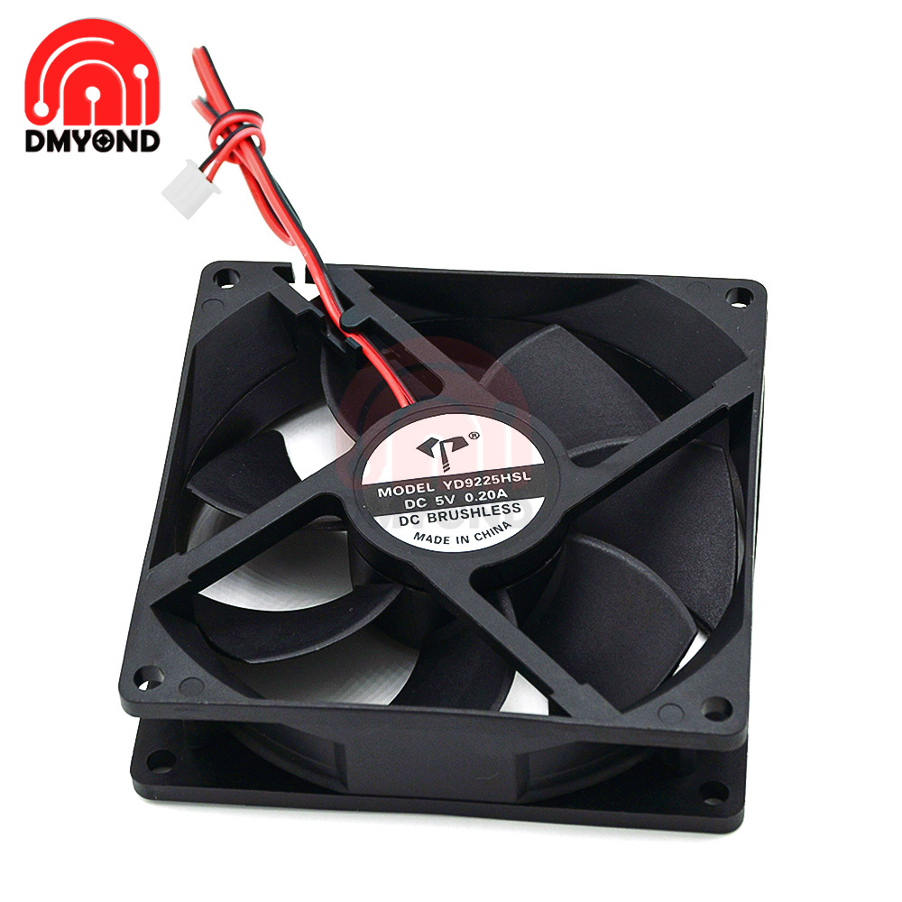 92mm 9225 Computer Case Cooling Fan 92x92x25mm DC 5V 12V 24V 2 PIN PC ...