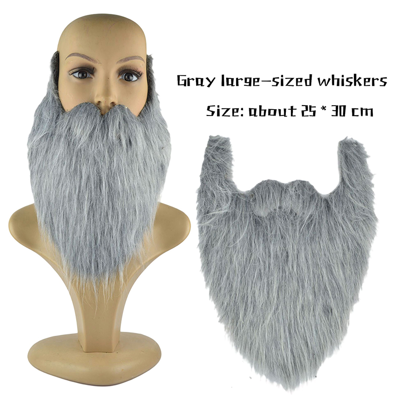 DIY Fancy Dress Fake Beard Long Fluff Beards Cosplay Costume Props ...