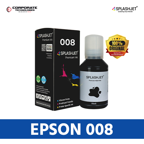 EPSON 008 SPLASHJET premium Compatible Refill Pigment Ink for Epson ...