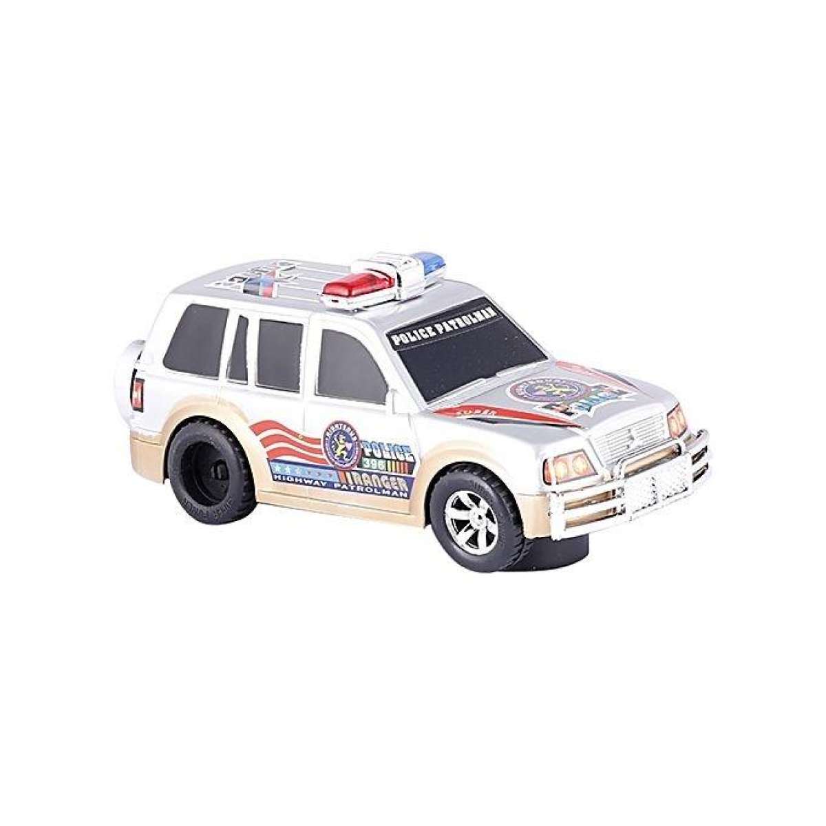 Plastic Police Car - Off White | Daraz.com.bd