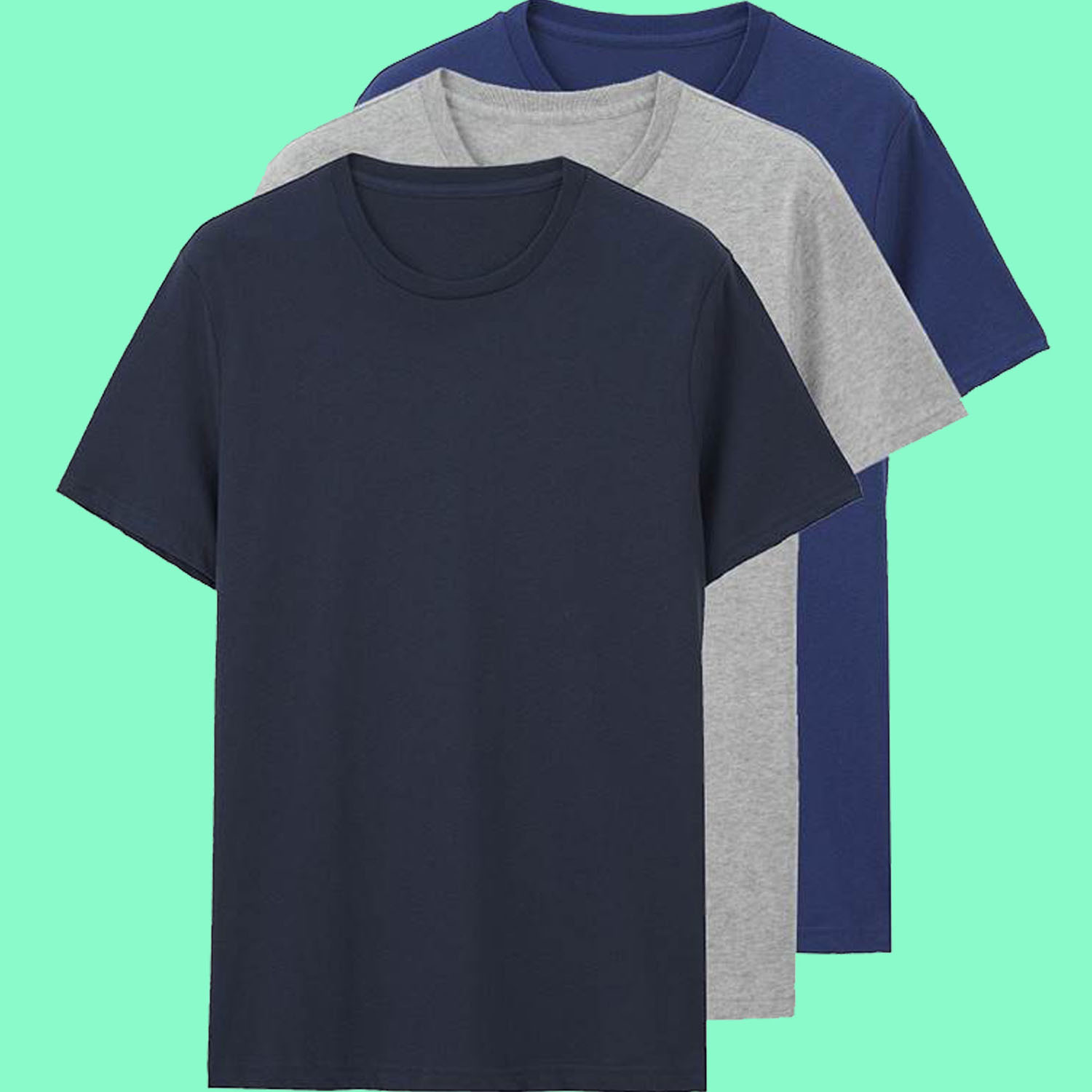 3 PCS Best Quality t-shirt for men.Premium Quality pure Cotton round ...