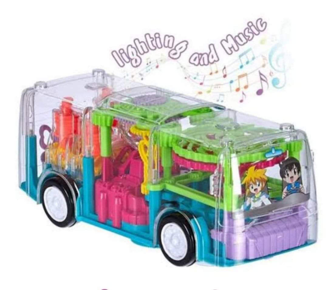 Electric toy car transparent gear concept car light music universal car ...