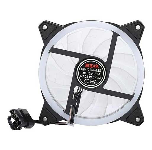 CPU RGB 1225m Fan Computer PC Case Fan RGB Adjust LED Fan | Daraz.com.bd