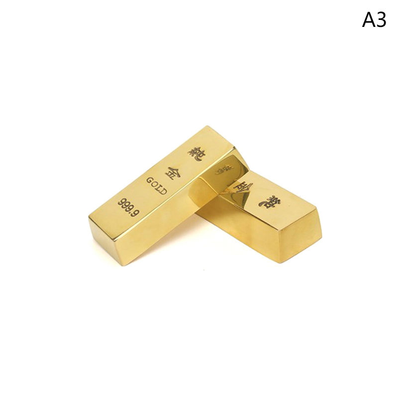 Pure copper imitation gold bar fake bar ingot brass solid props gold ...