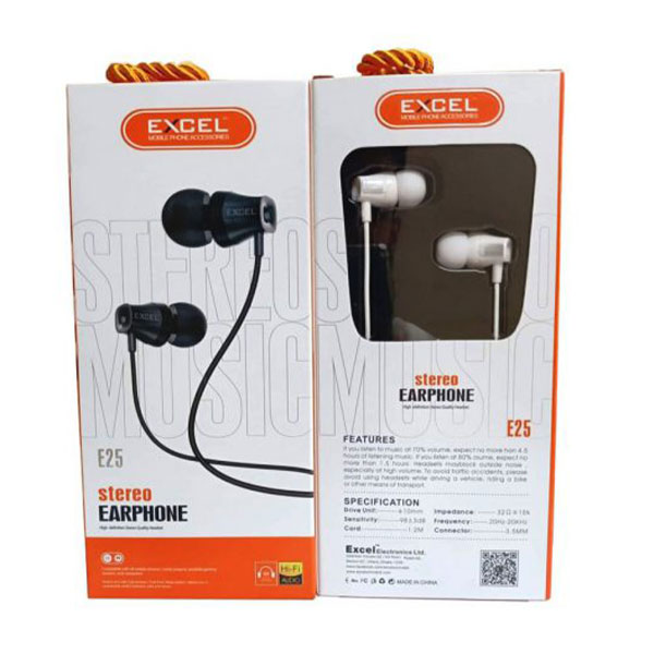 Excel Earphone Model E-25 | Daraz.com.bd