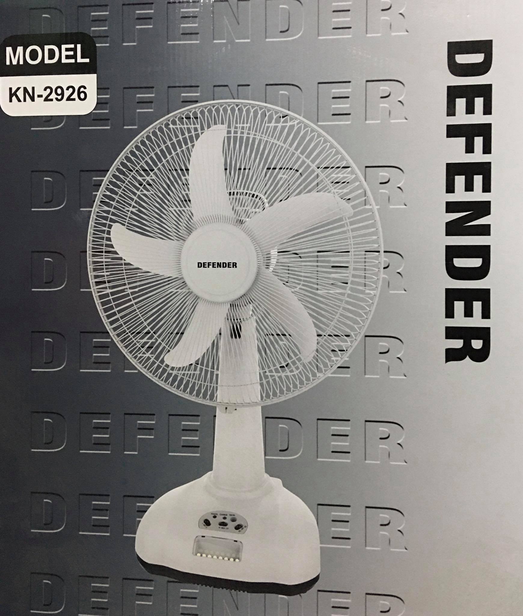 Defender Rechargeable Fan KN-2926 16" | Daraz.com.bd