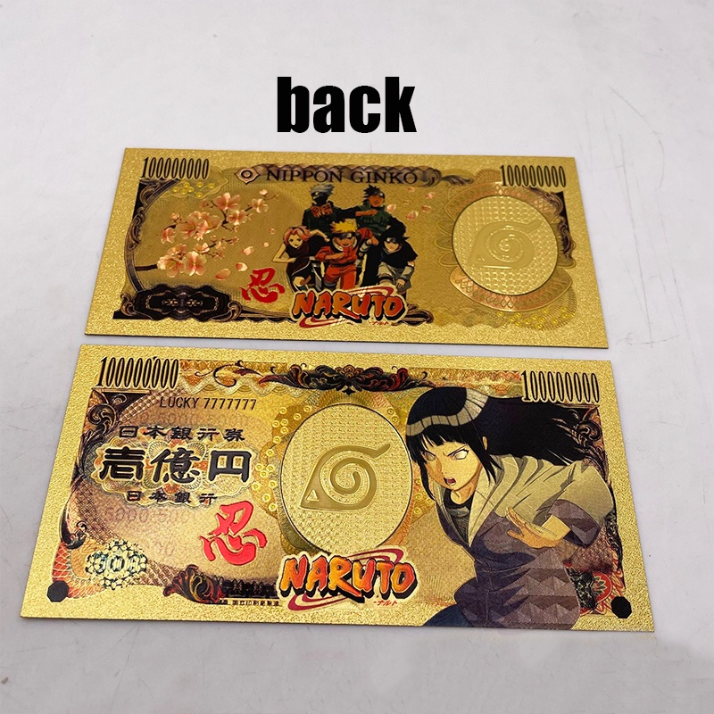 Anime Naruto Letters Metal Cards Commemorative Itachi Kakashi Uzumaki ...