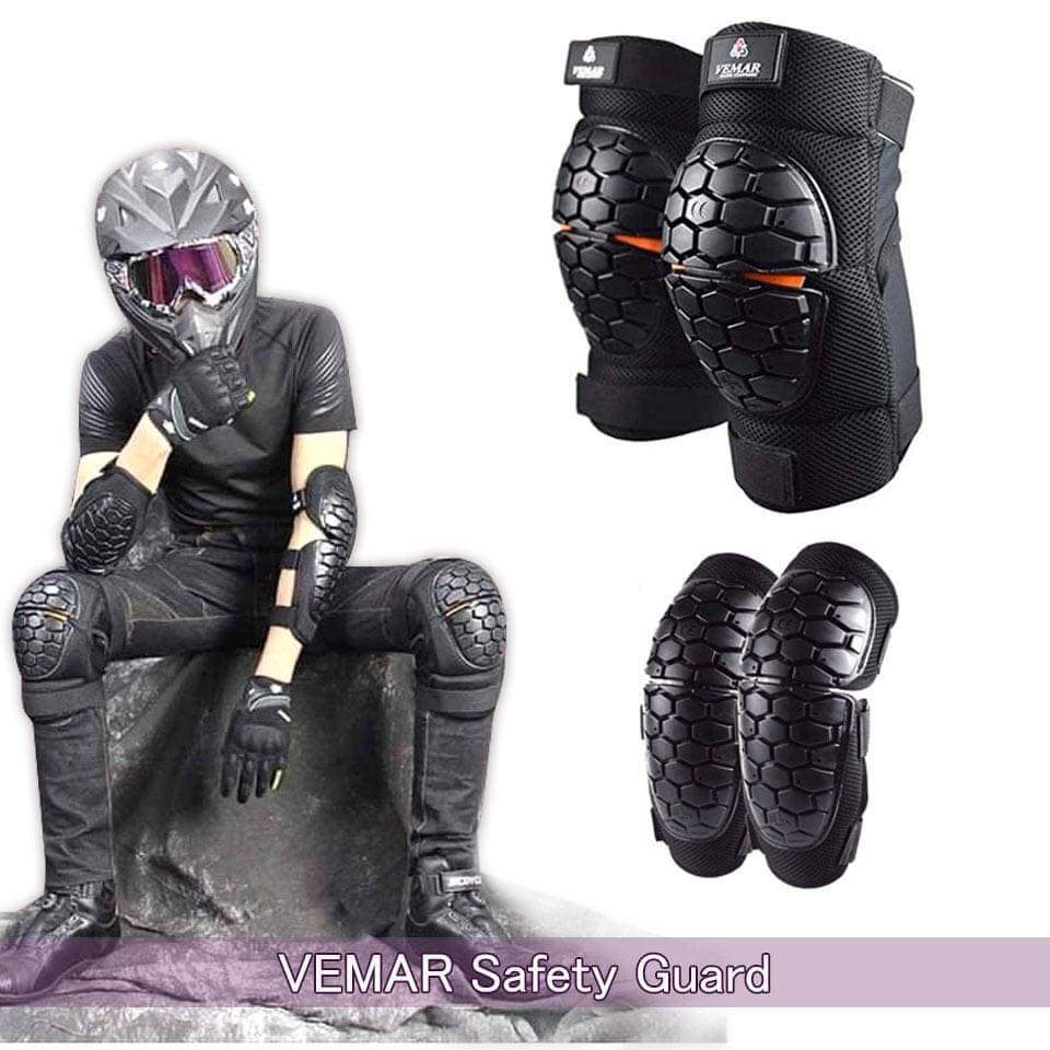 Vemar safety guard/knee guard for motorcycle Riders 4ps set | Daraz.com.bd