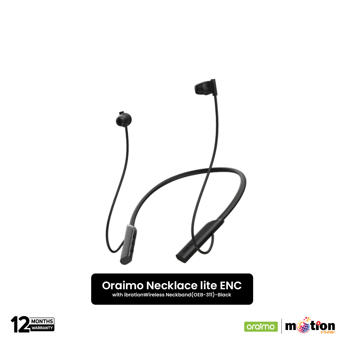 Oraimo OEB-311 Necklace Lite ENC Wireless Headphone | Daraz.com.bd