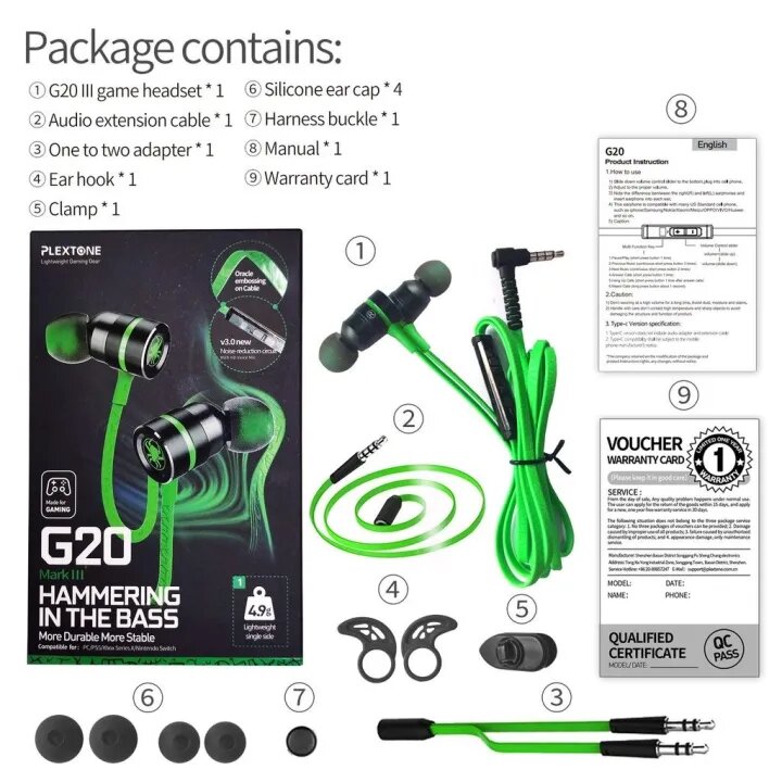 Plextone G20 Mark III Gaming Headphone. | Daraz.com.bd