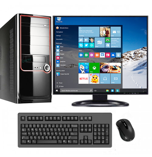 Intel Core i3 1st gen RAM 4GB HDD 500GB Monitor 17 Graphics 2GB Built ...