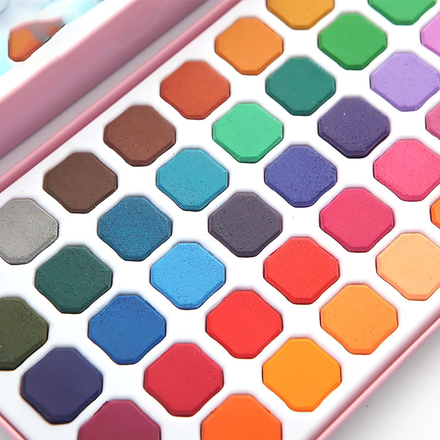 Keep Smiling Solid Pigment Water Color Tin Set 45 Colors
