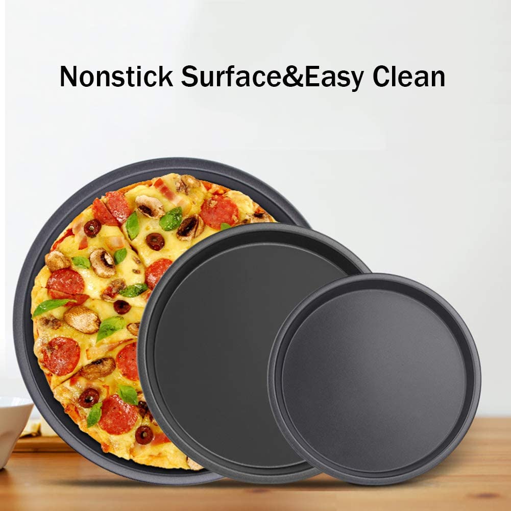 Professional Pizza Pan - Set 3Pcs | Daraz.com.bd