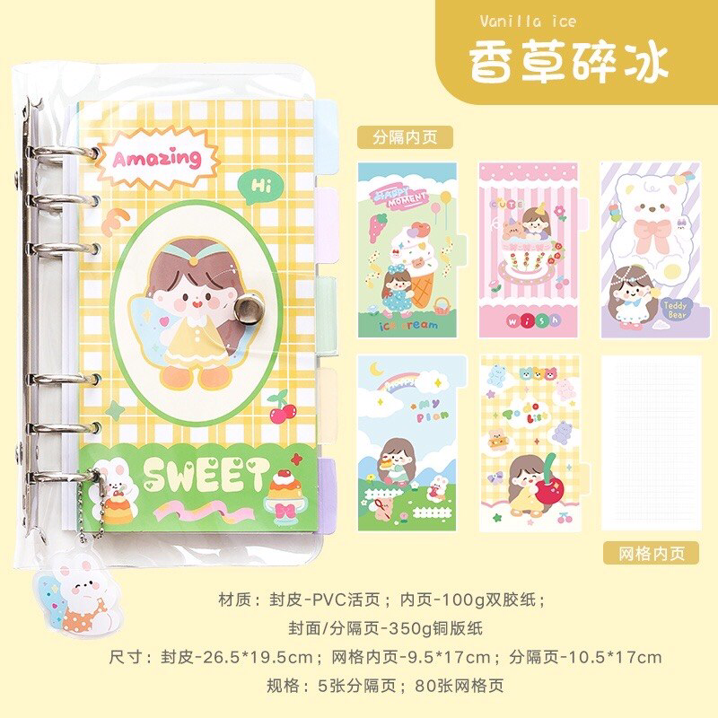 （New）Beardiary Cute Dorothy Looe-leaf et Gift Book Journal Kit Diary ...