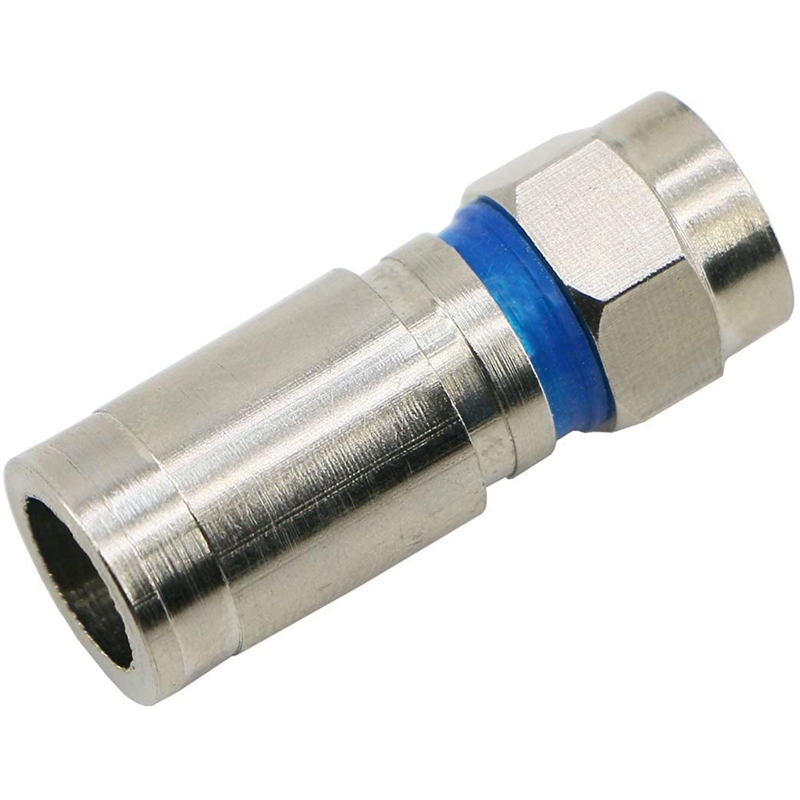 Compression RG6 F Connector Coax Coaxial Adapter Plug for Satellite ...