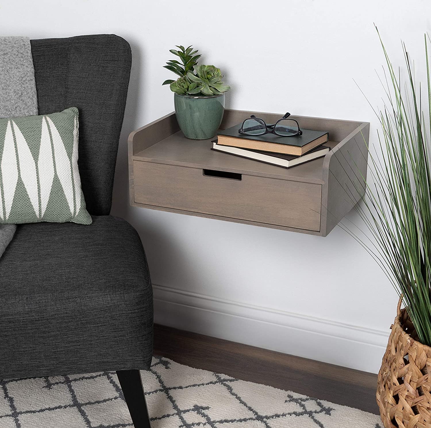 wall mount drawer / hanging drawer wall hanging drawer style/ bed side ...