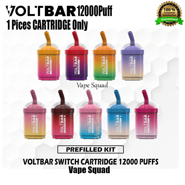 VOLTBAR SWITCH CARTRIDGE - All Flavour Stock (12000 PUFFS) 1 Pieces