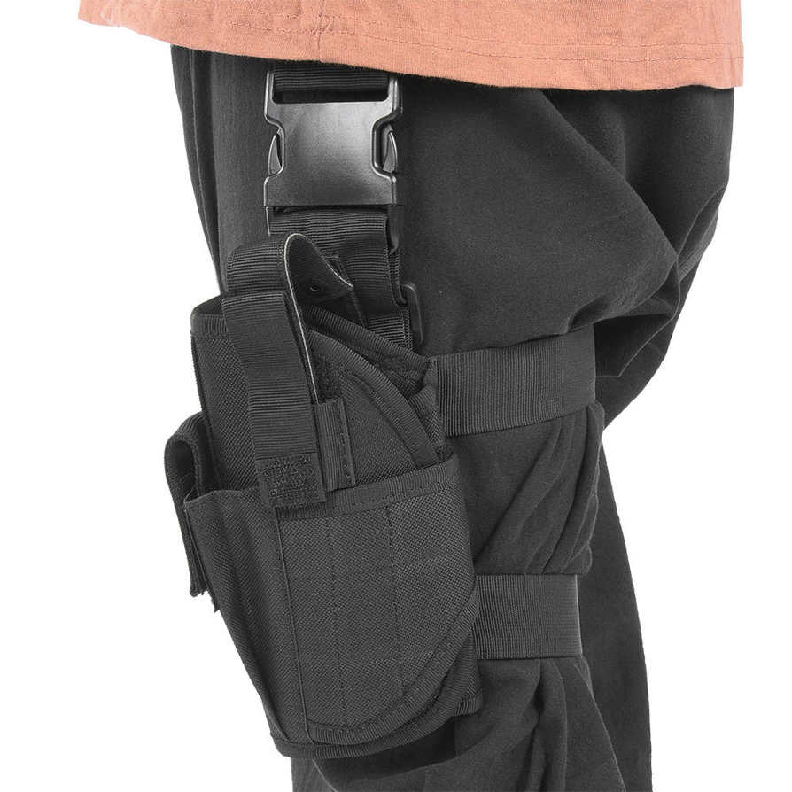 Outdoor Multifunctional Tactics Adjustable Left Leg Puttee Thigh ...